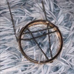 Charlotte Russe | Jewelry | Charlotte Russe Long Silvergold Necklace ...